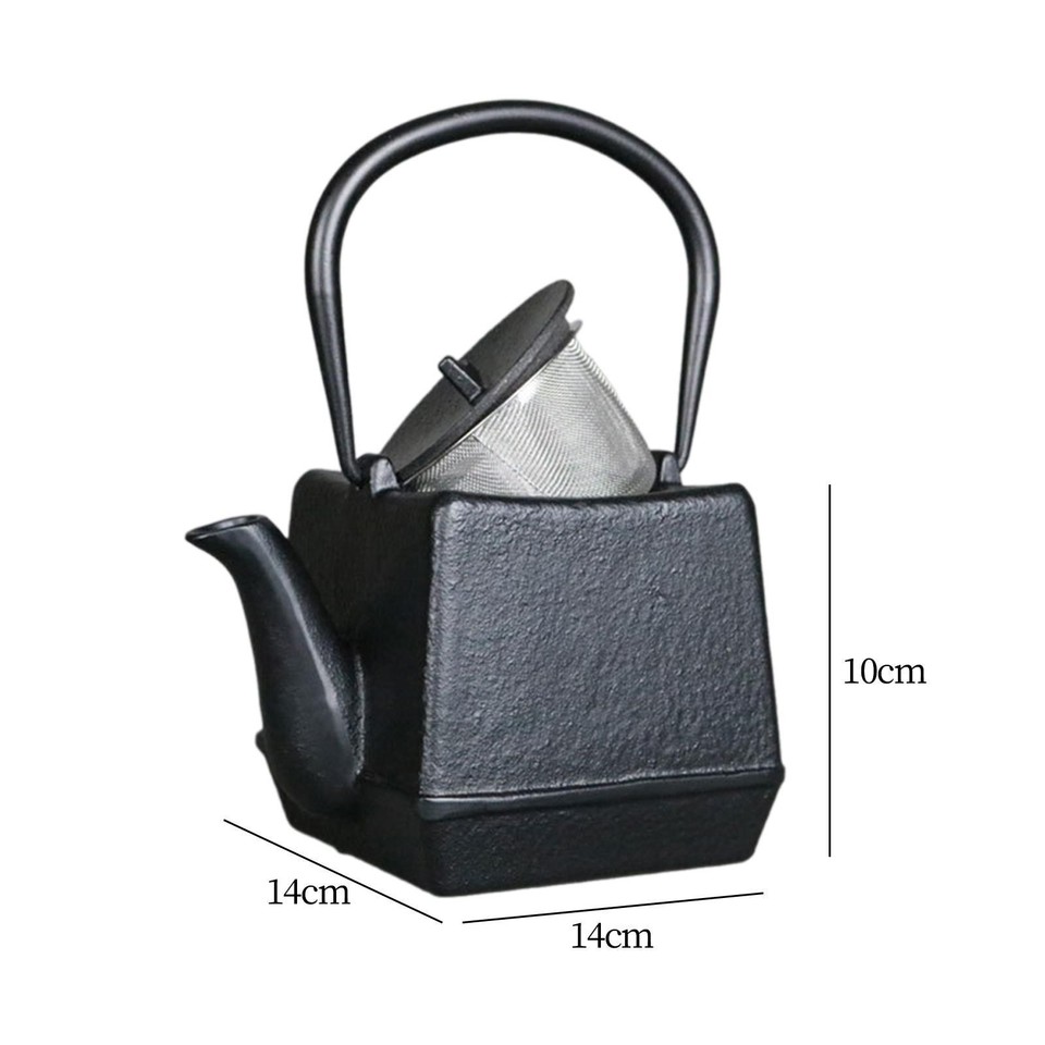 Iron Teapot with Strainer Holiday Gifts Practical Tea Making Pot ...
