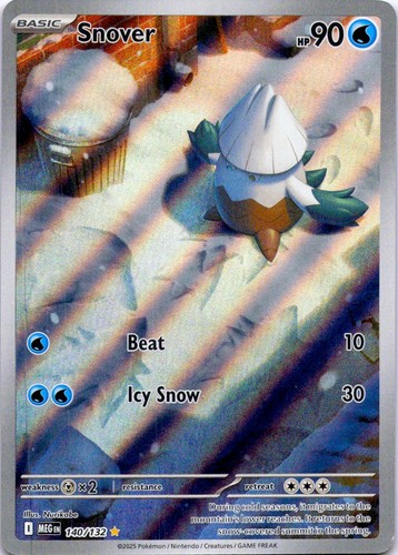 Snover 140/132 Illustration Rare Pokemon Mega Evolution NM | eBay