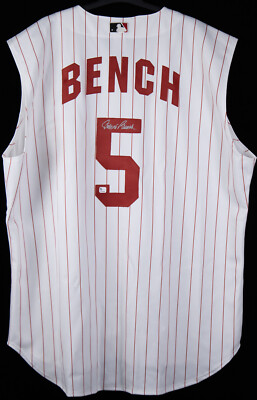 JOHNNY BENCH - JERSEY SIGNED | eBay