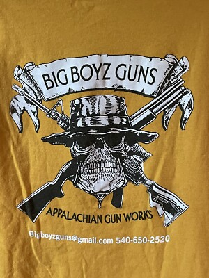 Big Boyz Guns Appalachian Gun Works short sleeve T shirt sz. L, A14 ...