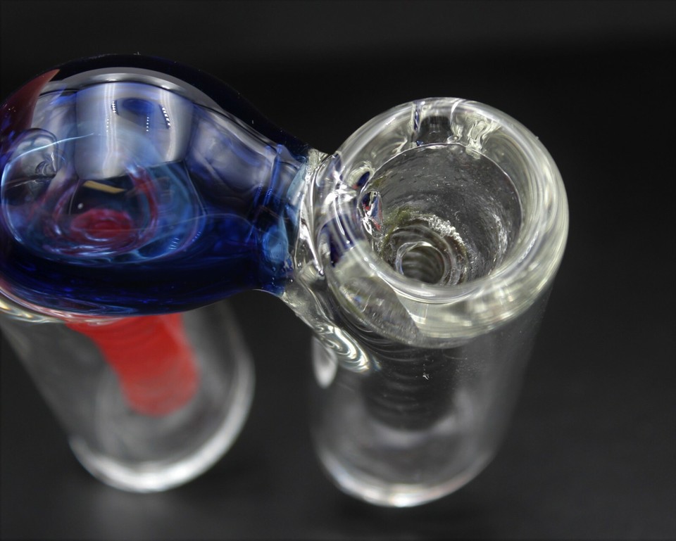DOUBLE BARREL BUBBLER Hammer Bubbler Tobacco Smoking Glass Pipe | eBay