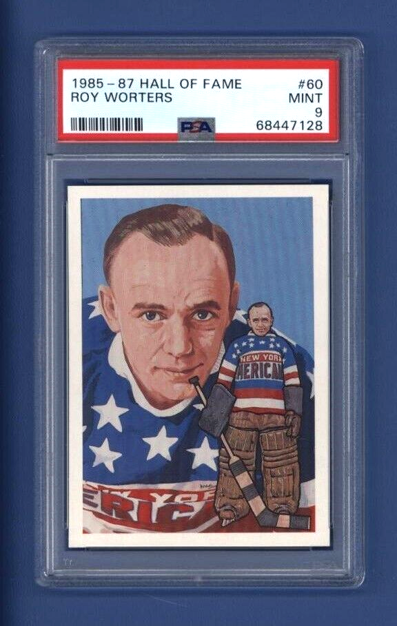 1985-87 Hall of Fame Cards #60 ROY WORTERS PSA 9 MINT New York ...