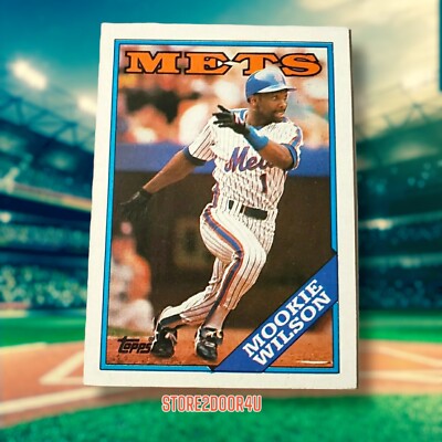 1988 Topps #255 MOOKIE WILSON New York Mets | eBay