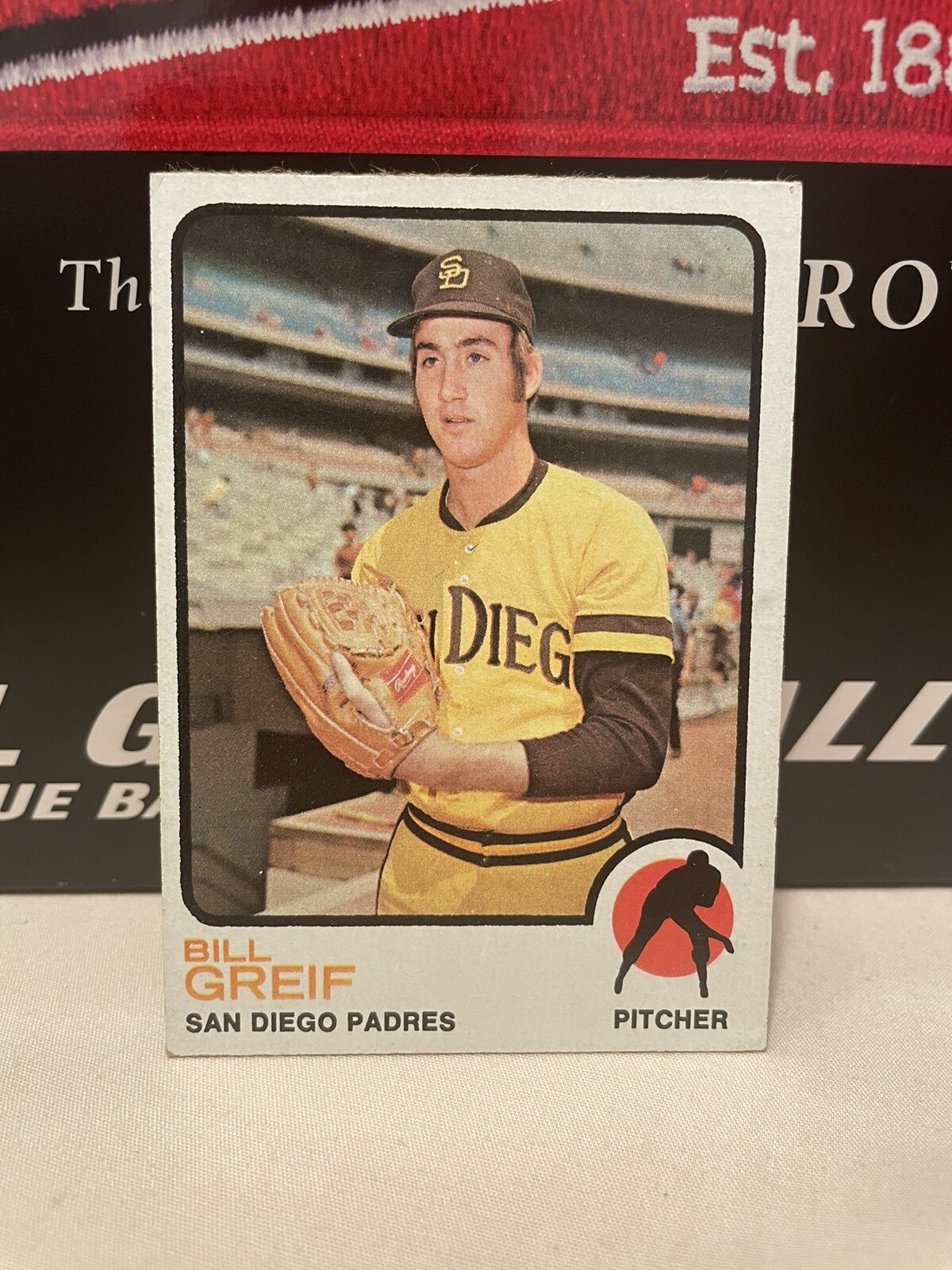 1973 Topps Baseball Card Bill Greif #583 EX Condition Combined Shipping ...