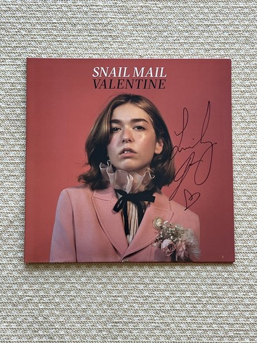 Snail Mail - Valentine LP Signed Gold Vinyl + Lenticular Card | eBay