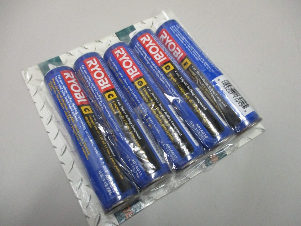 Ryobi 5pc Buffing Compounds Polishing Sticks | eBay