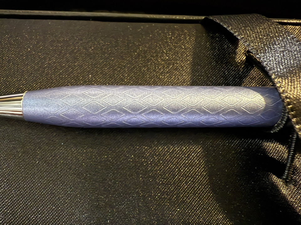 Cross Century II Ballpoint Pen Lavender Blue w Diamond Design New Old ...