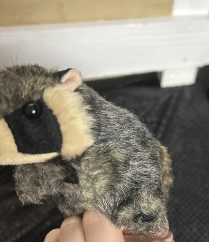 Folkmanis Puppets Mini Raccoon Finger Puppet Plush Stuffed 7” Toy EUC ...