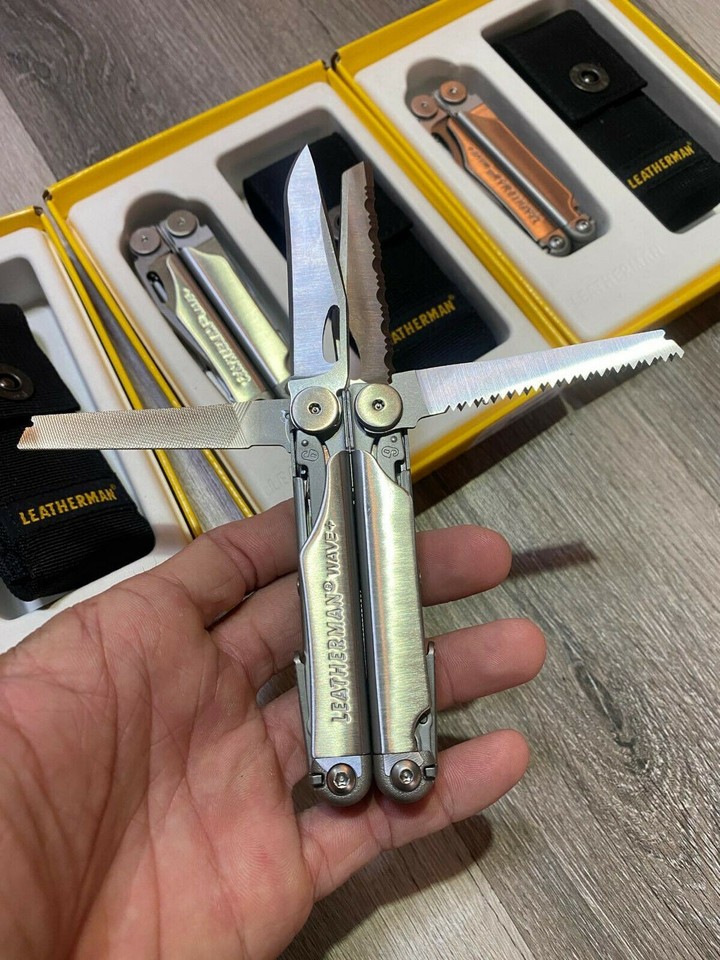 Leatherman Wave Plus Multi-Tool 17 Function MPT 832531 Stainless Steel W Sheath | eBay