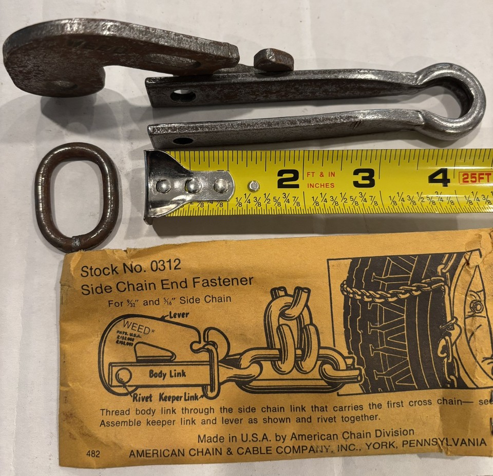 *USA* TIRE CHAIN END FASTENER COMMERCIAL TRUCK Side Chain Fastener ...