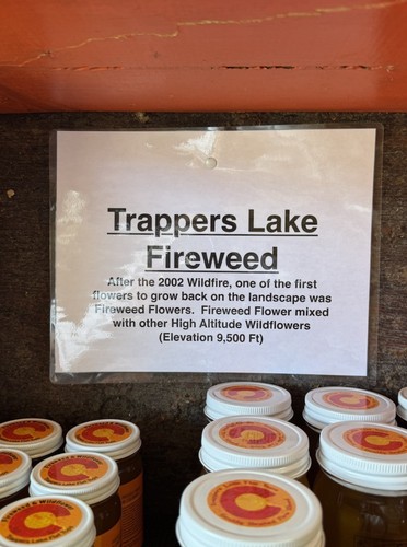 Fire Weed, Trappers Lake Flat Tops, Colorado Mountain Honey 5 Lb, Raw ...