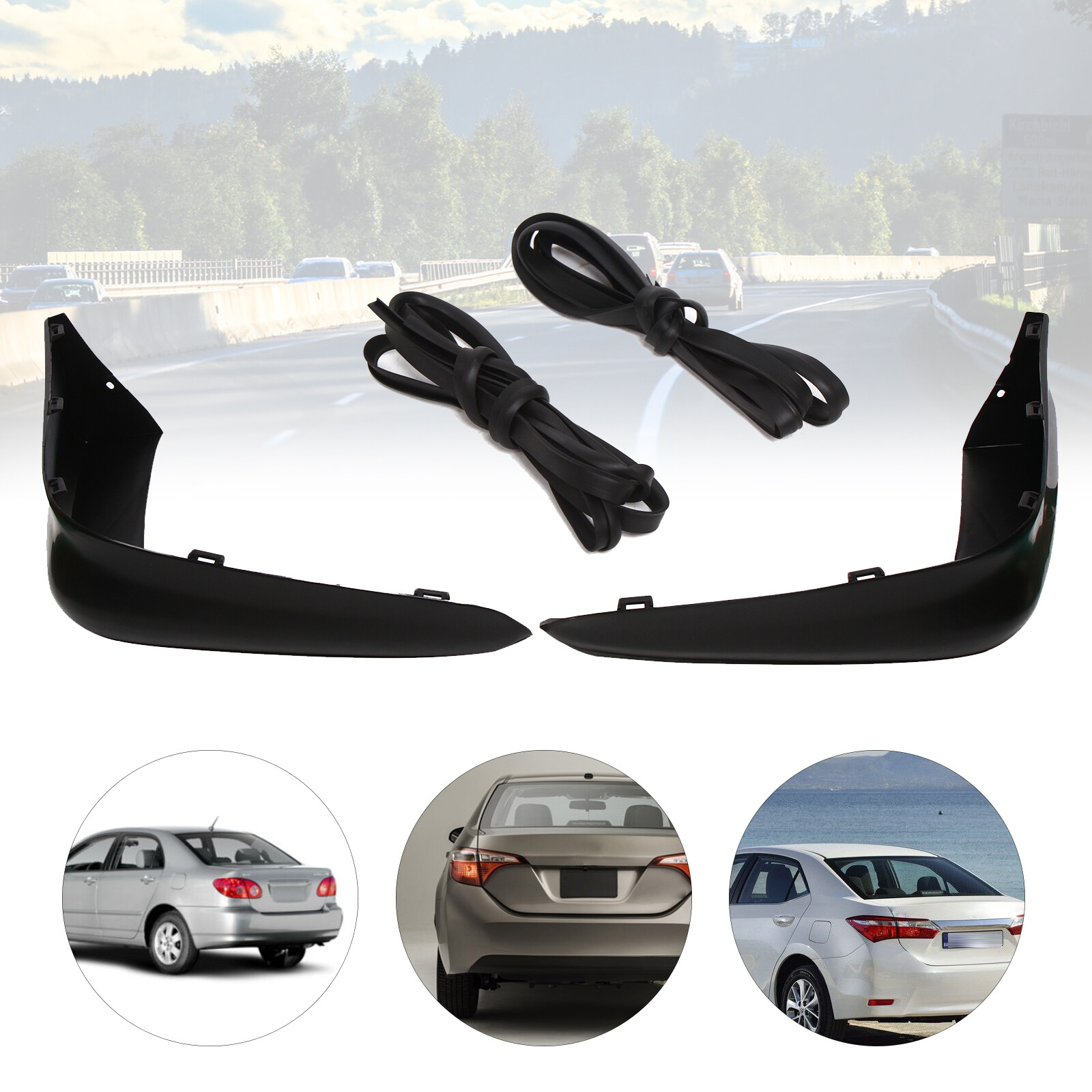 For Toyota Corolla 2005-2008 S Style Rear | Grelly USA