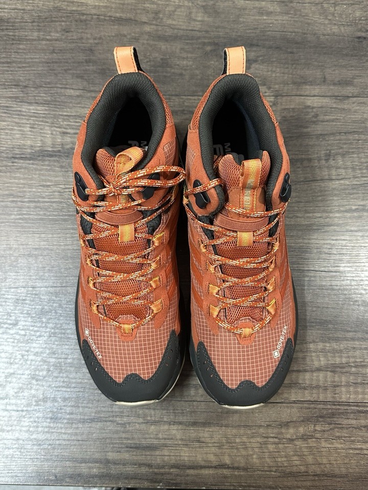 Merrell Moab Speed 2 Mid Gore-Tex Clay Black Orange J037507 Men’s Size ...
