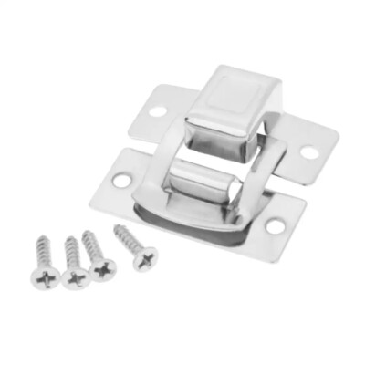 Silver 34mm x 30mm hasp small box hardware lock latch latches catches ...