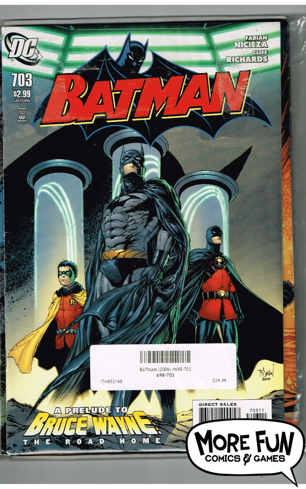 BATMAN (2010) #698-703 A Prelude To Bruce Wayne The Road Home Complete ...