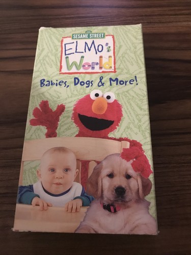 SESAME STREET ELMO'S WORLD Babies Dogs & More Life On The Farm VHS 2000 ...
