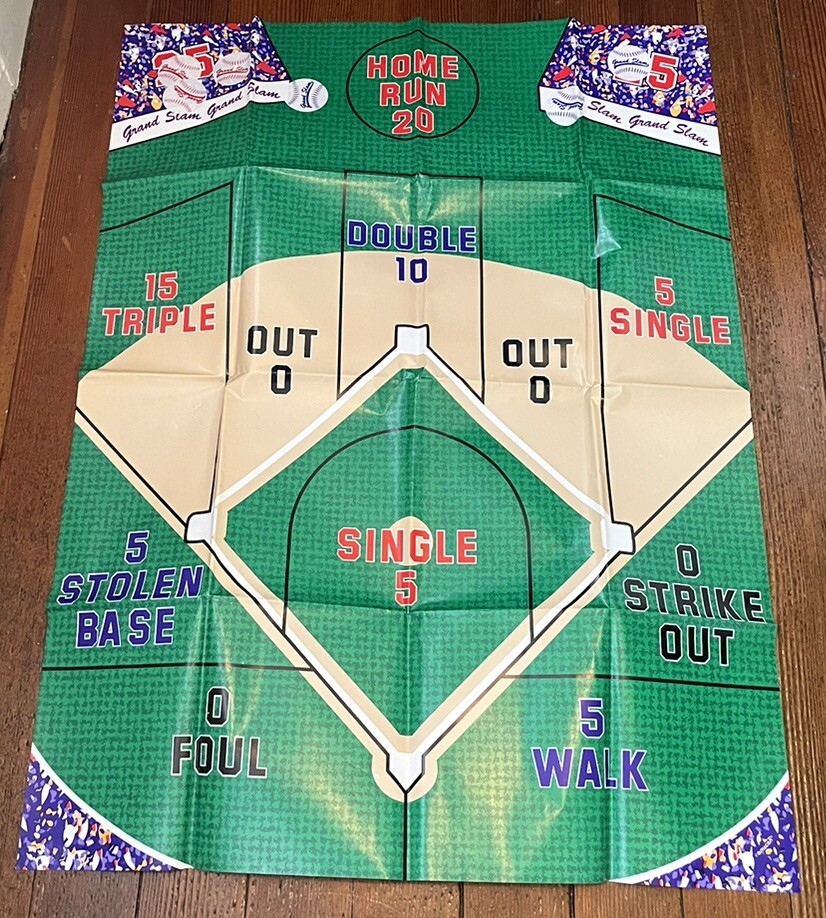 Grand Slam Baseball Party Game (like Pin Tail On Donkey) USED | eBay
