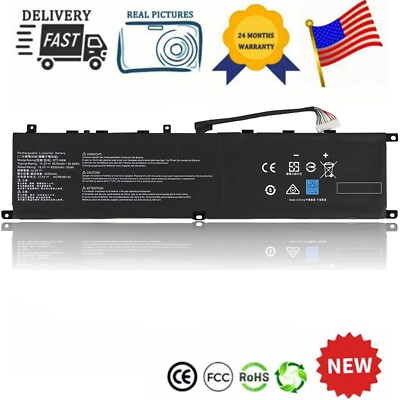 BTY-M6M Battery for MSI GS66 Stealth 10SF 10SFS 10SGS GE66 Raider 10SD ...