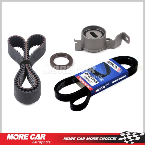 Timing Belt Kit Serpentine Belt 6PK1790 for 03-06 Mitsubishi Lancer 2 ...