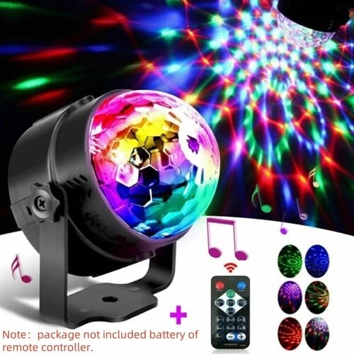 Party Magic Disco Ball Light LED Club RGB Rotating DJ Stage Lighting ...