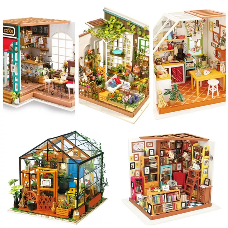 Rolife Emilys Flower Shop Diy Miniature House Model Kit 40 Off