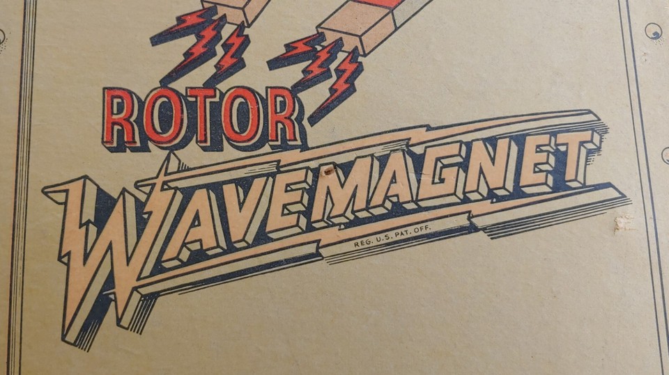 Orig 1940's ZENITH Complete ROTOR WAVEMAGNET ANTENNA w/Mounting BRACKET ...