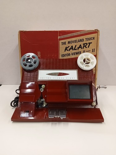 VTG KALART Editor Viewer Model EV-8 MARK II 8MM Movies Color & Black ...
