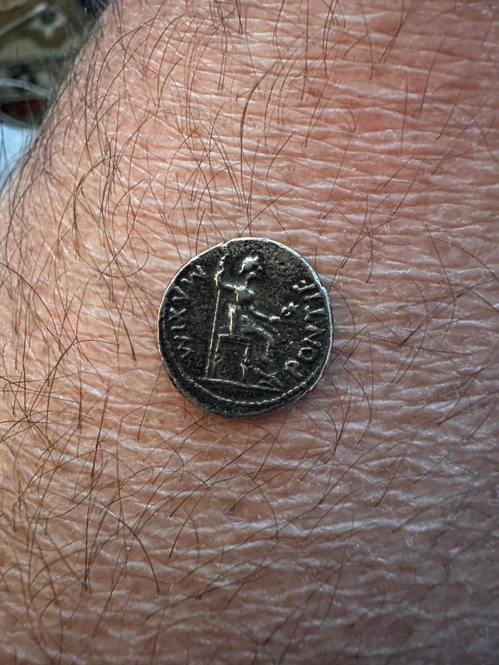 Tiberius Ancient Roman Silver Coin 14-37 AD Denarius Lugdunum | eBay