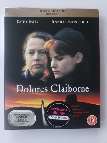 DOLORES CLAIBORNE Blu Ray Kathy Bates + Poster & Cards In Excellent ...