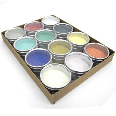 Enamel powders set of 12 Opaque starter set kit enamelling enamels ...