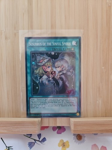 Susurrus of the Sinful Spoils INFO-EN060 Super Rare 1st Ed YuGiOh | eBay
