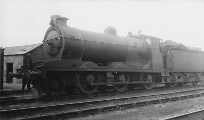 Vintage Train - Railway Black and White Postcard rolling stock LMS ...