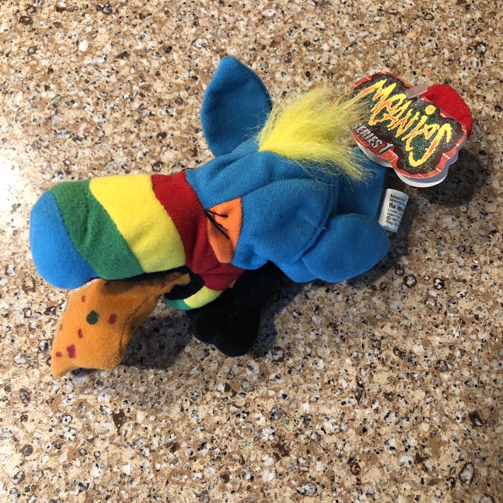 Meanies Series 1 Hurley The Toucan Bean Bag Plush New with Tags Vintage ...