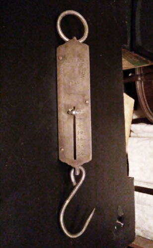 Antique scale Salter's Improved Spring Balance 24 Lbs Capacity weight ...