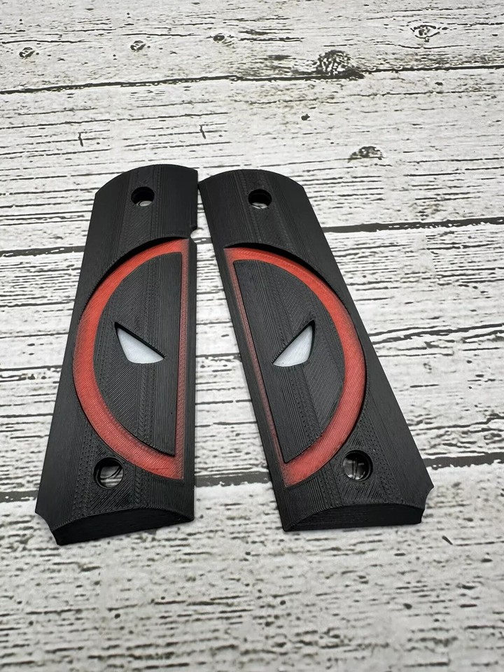 1911 Grips Government/ Full Size custom Deadpool Style | eBay