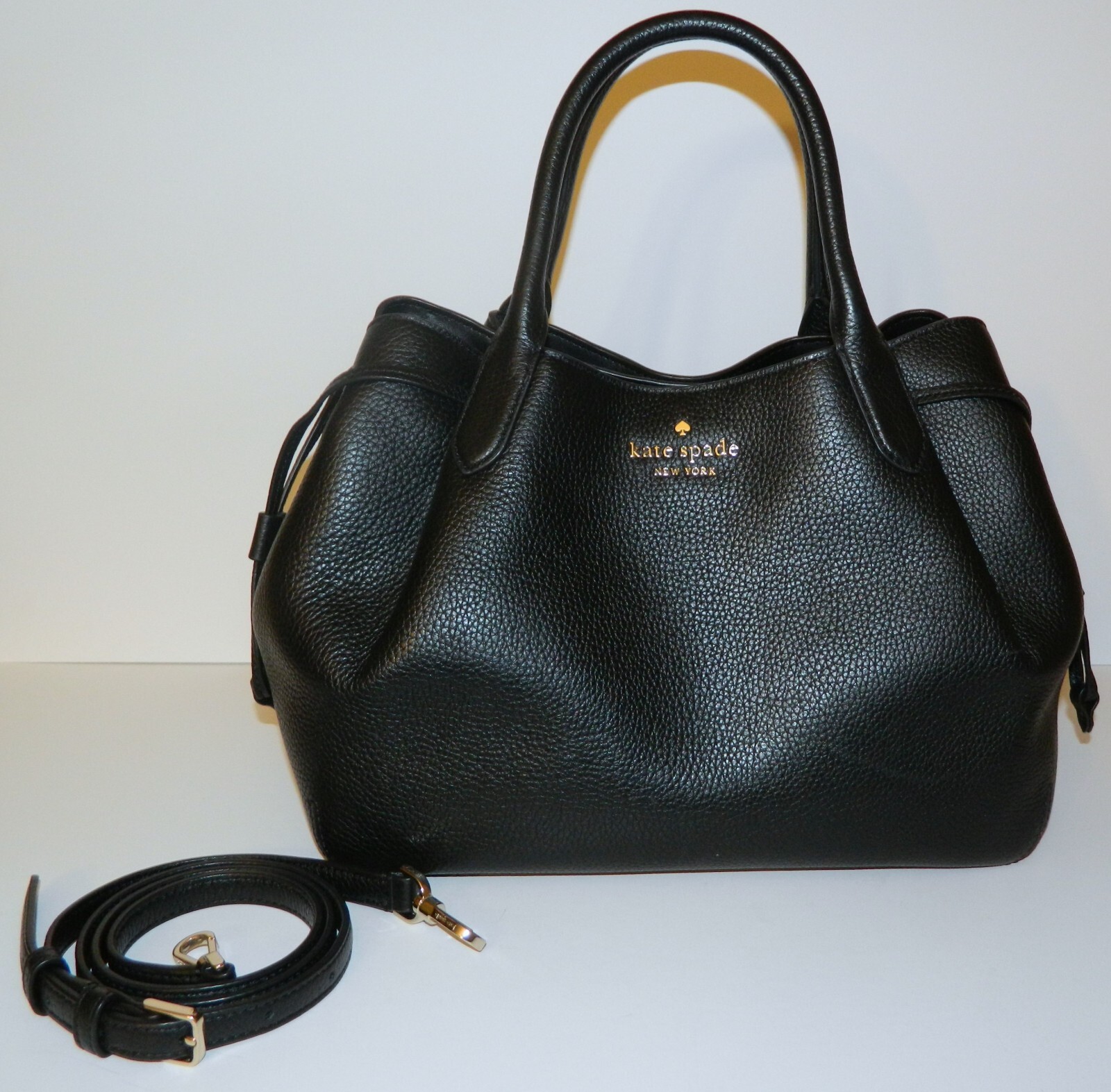 Kate Spade Pebbled Leather Dumpling Large Satchel - B… - Gem