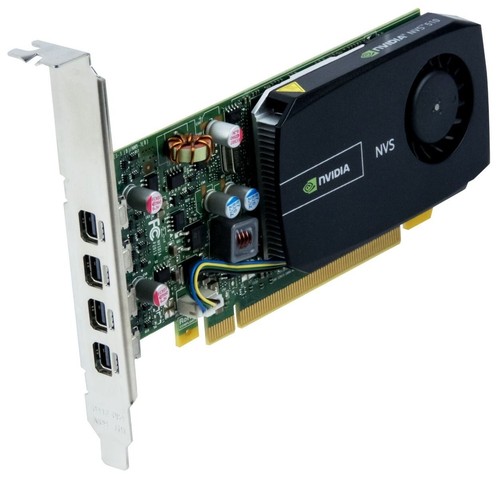 Graphic Card NVIDIA QUADRO NVS 510 2GB DDR3 4xMini Displayport 128-BIT ...