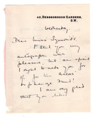 Edyth Goodall Stage Actress 1886-1929 Signed Letter /Autographed | eBay