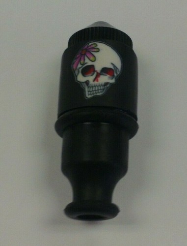 FIMO CLAY ZEPPELIN TAKE A SMOKE BLACK METAL HAND PIPE TOBACCO LID DAY ...