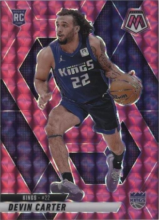 2024-25 Panini Mosaic - Rookies Devin Carter #229 Pink Mosaic Prizm ...