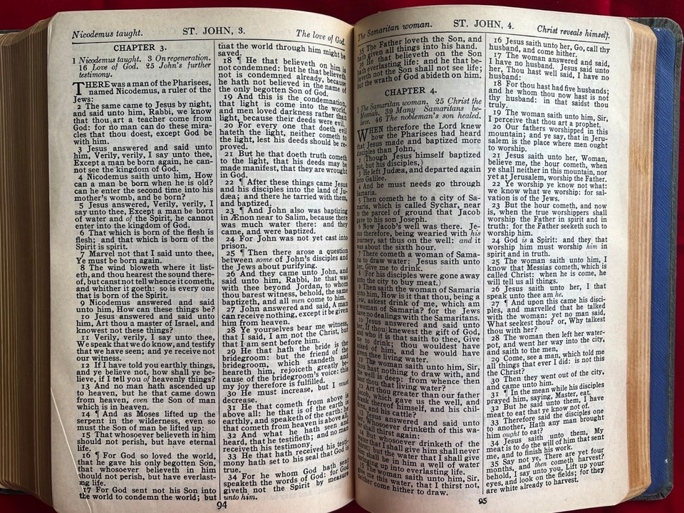 VTG 1924 Holy Bible Masonic Mason Edition Holman Blue Cover Gold ...