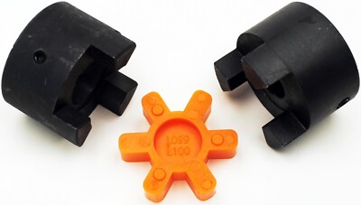 Premium 1 to 1 L100 Flexible 3-Piece L-Jaw Urethane Coupling Coupler ...