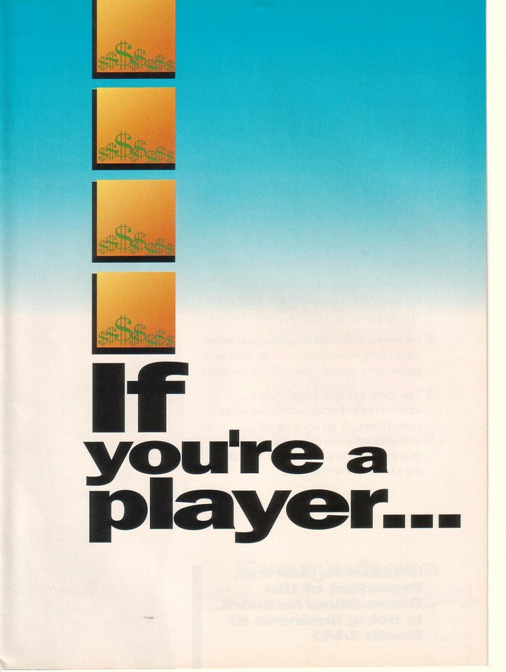 The Game Show Network May 1994 Ad- everywhere Fall 1994/3 page ad | eBay