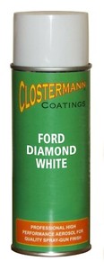 Ford Diamond White Spray Paint Car Aerosol Can Colour Code B Gloss XSC ...