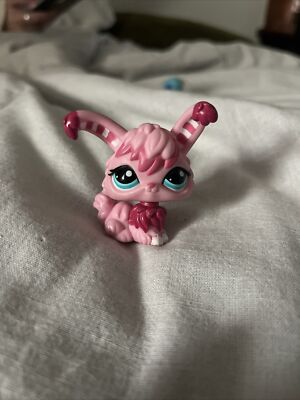 Littlest Pet Shop LPS #2132 Pink Angora Bunny Rabbit | eBay