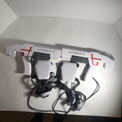2 LASER X Player Laser Gaming Set Indoor Outdoor Lazer Tag Guns Tested ...