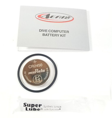 Aeris Scuba Dive Computer Battery Kit Atmos 1 2 XR1 XR1nx XR2 Elite T3 ...