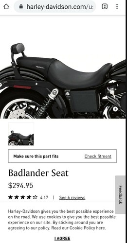 Harley-Davidson Softail, Dyna, etc. Badlander seat | eBay