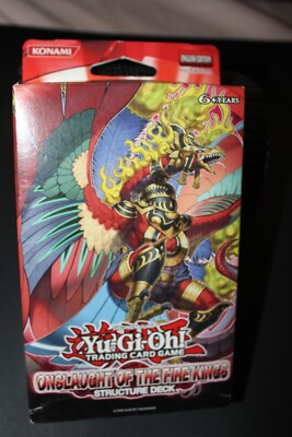 YU GI OH English 1st Edition ONSLAUGHT OF THE FIRE KINGS NEW Structure ...