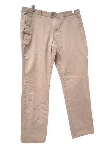 Bonobos Mens Pants 35X30 Slim Beige Khakis Straight Chino Trousers Work ...